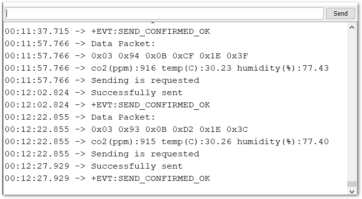 How To Manage LoRaWAN Downlinks to Configure the Uplink Interval of CO2 Monitoring Device with ...