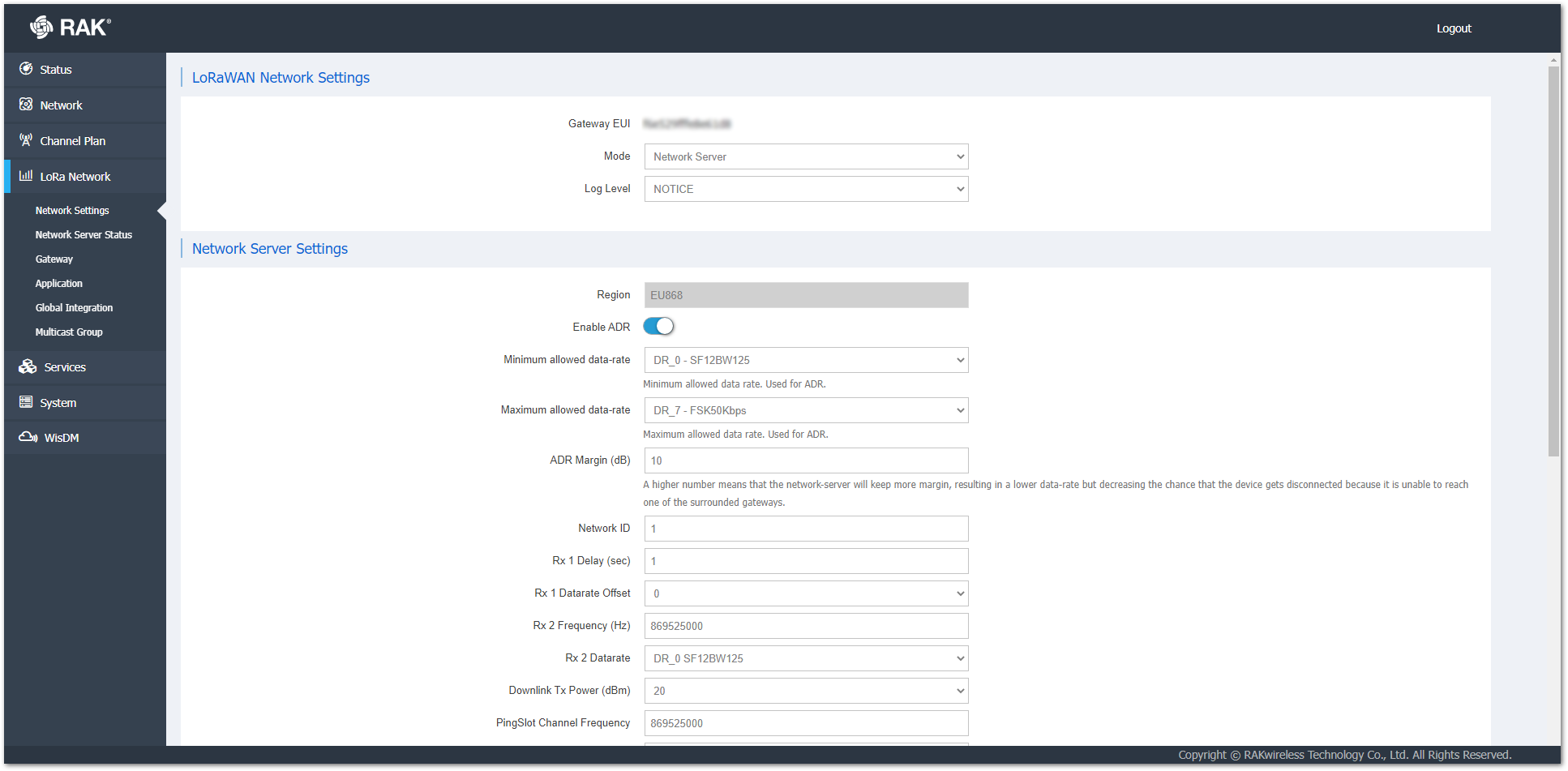 How To Add Rak Wisgate Edge Gateway In Thingpark Actility Thingpark Guide Rakwireless Learn