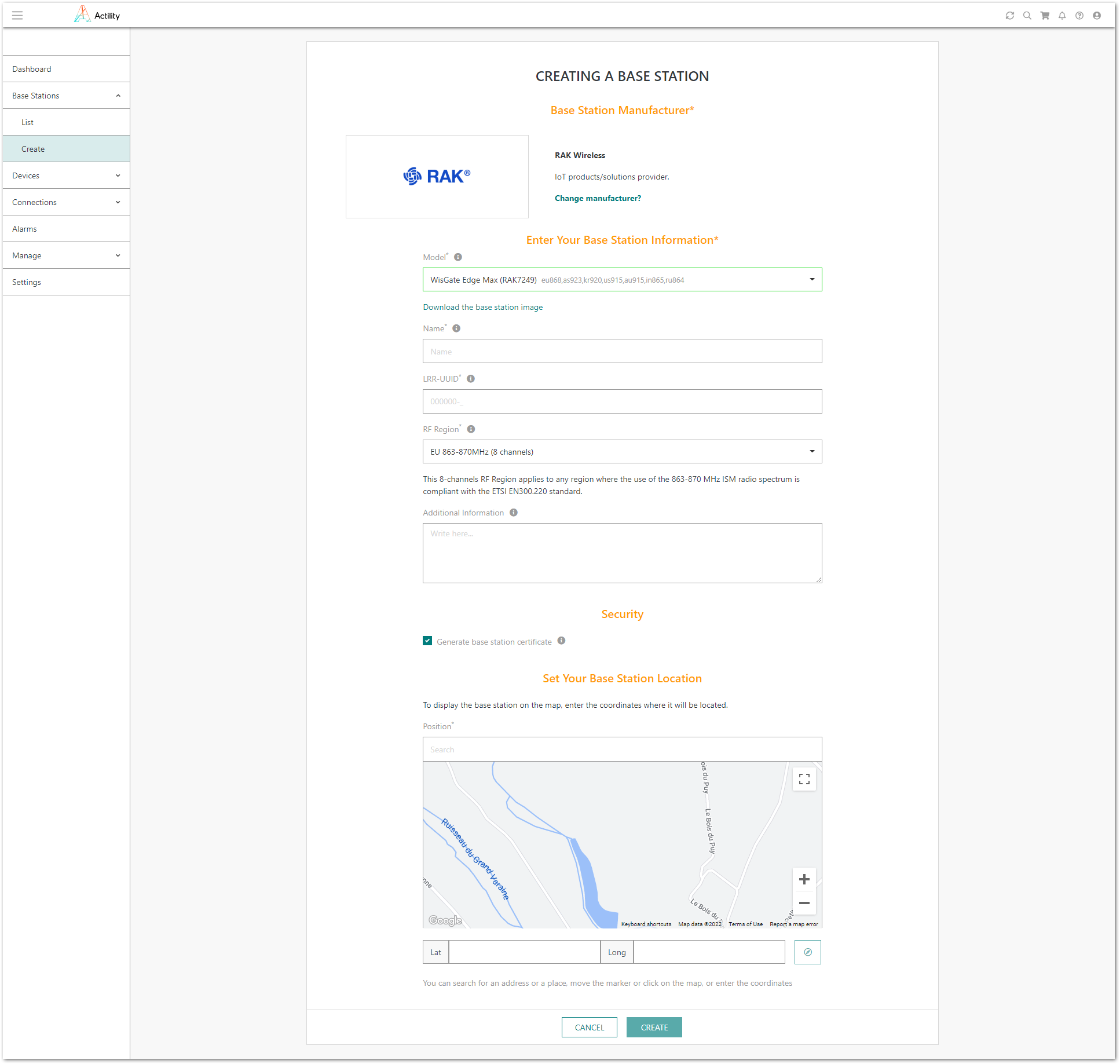 How To Add RAK WisGate Edge Gateway in ThingPark - Actility ThingPark ...