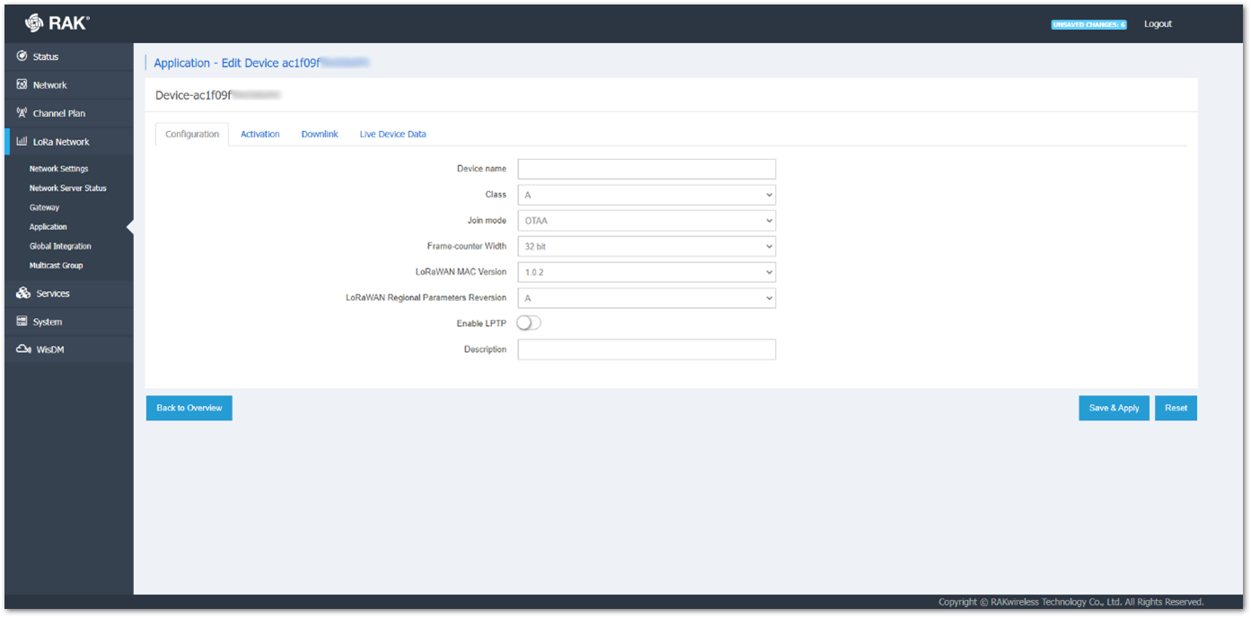 How To Configure ThingsBoard with MQTT/HTTP Integrations via WisGateOS – RAKwireless Learn