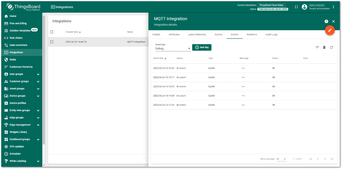 How To Configure ThingsBoard with MQTT/HTTP Integrations via WisGateOS – RAKwireless Learn
