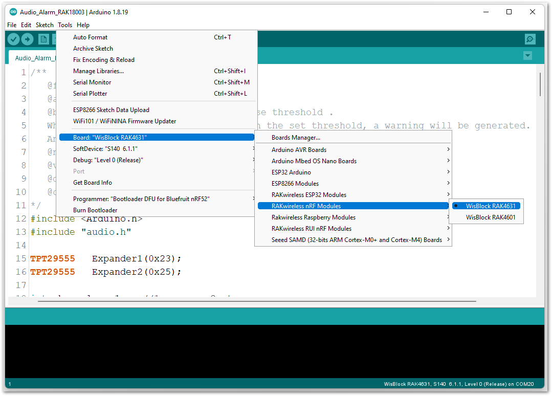 How To Build Your Own Noise Level Alarm – RAKwireless Learn