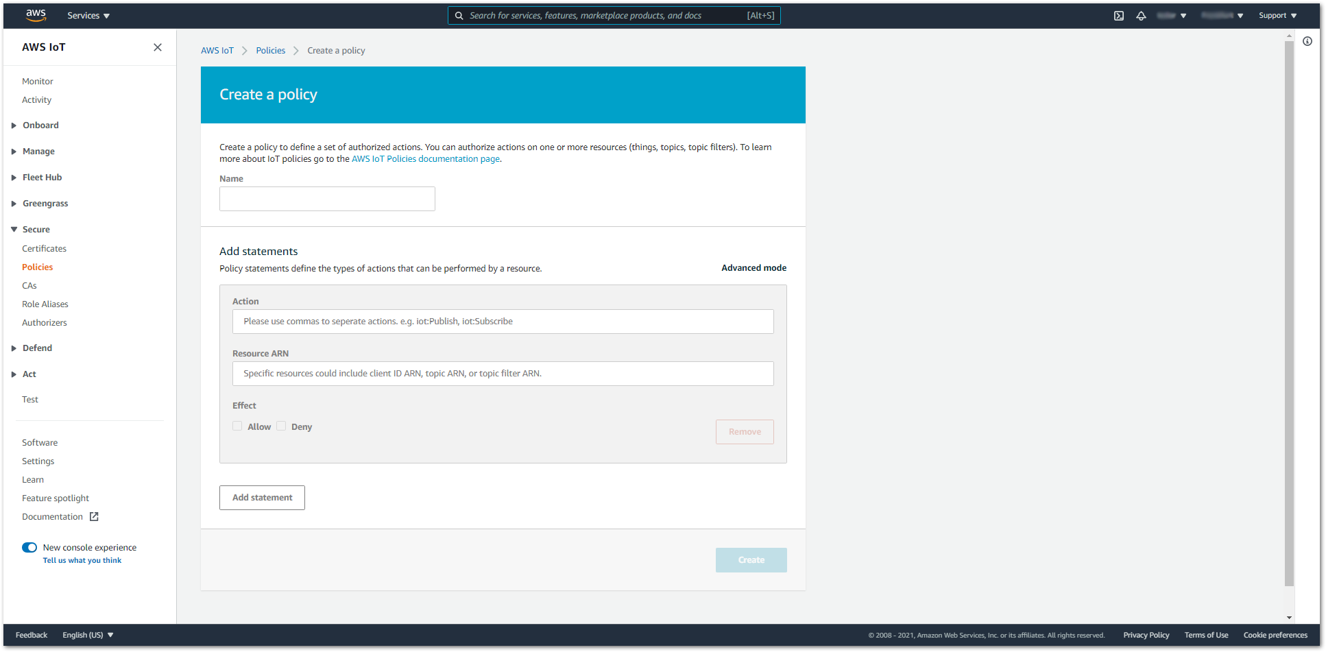 How To Configure Aws Iot Core Integration Rakwireless Learn 4284