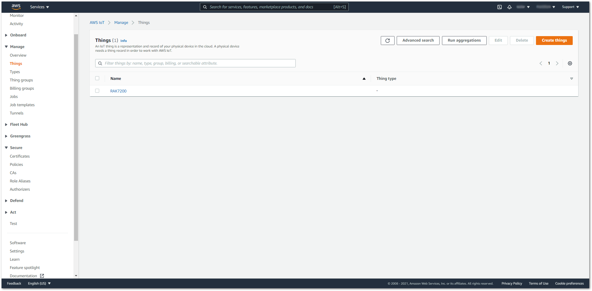 How To Configure AWS IoT Core Integration – RAKwireless Learn