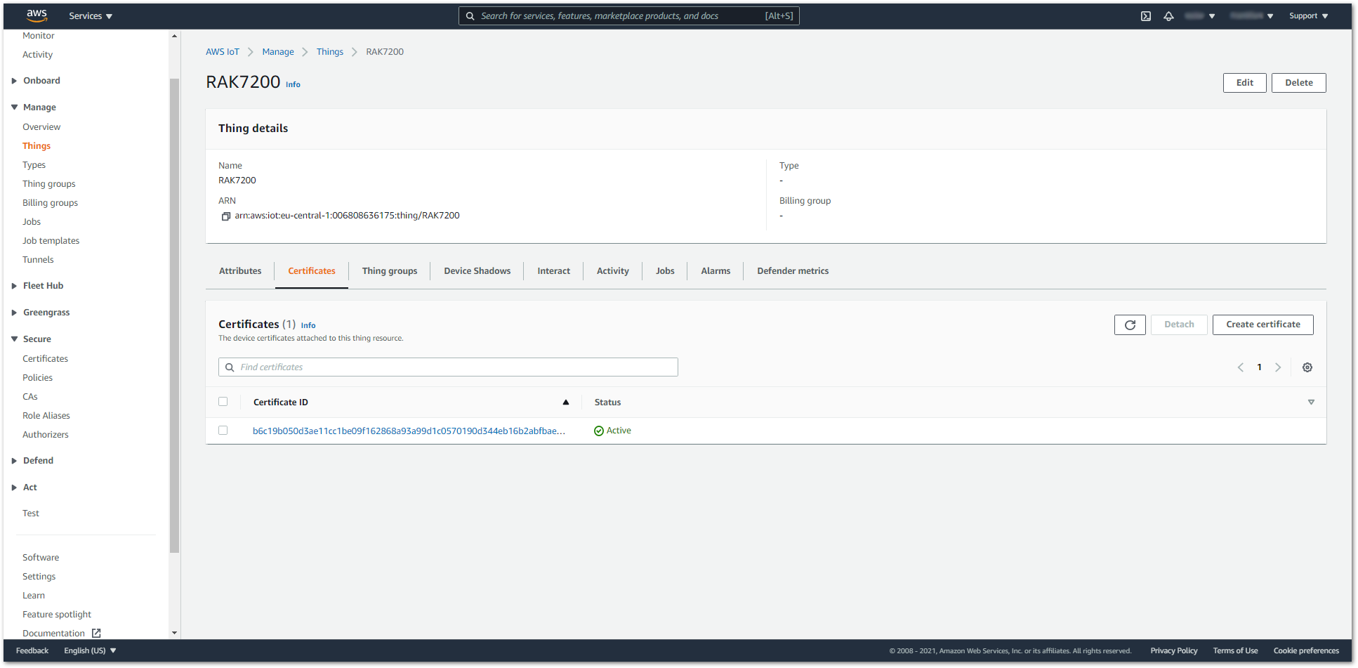 How To Configure AWS IoT Core Integration – RAKwireless Learn