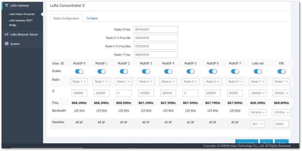 How To Configure LoRa Concentrator Spectrum Settings – RAKwireless Learn