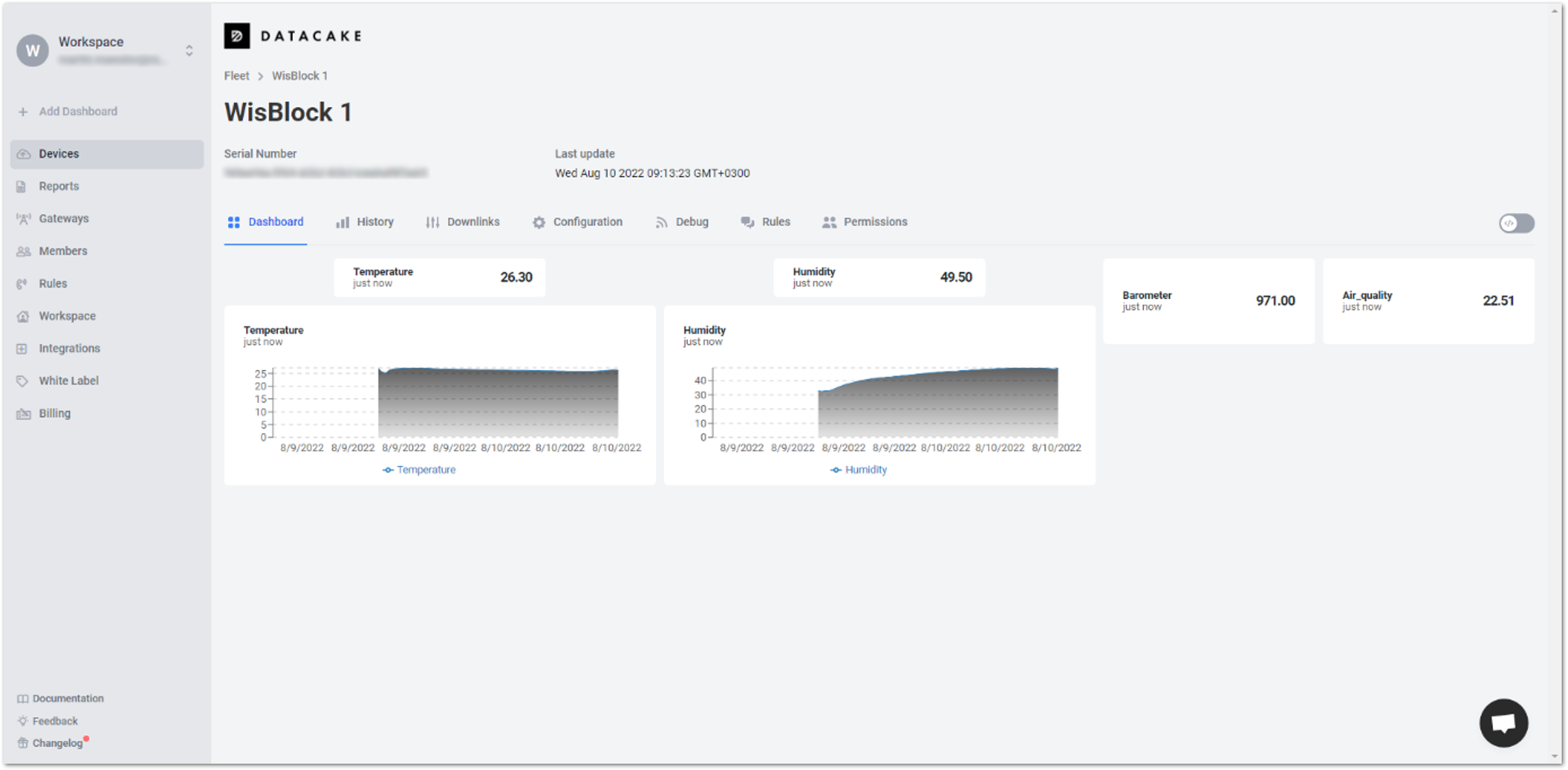 How To Set Up Wisblock Kit 4 With Rak Built In Network Server And Datacake Rakwireless Learn