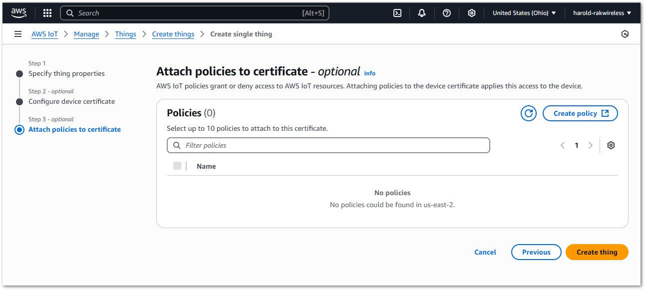 how to implement aws integration for wisgate edge v2 – RAKwireless Learn