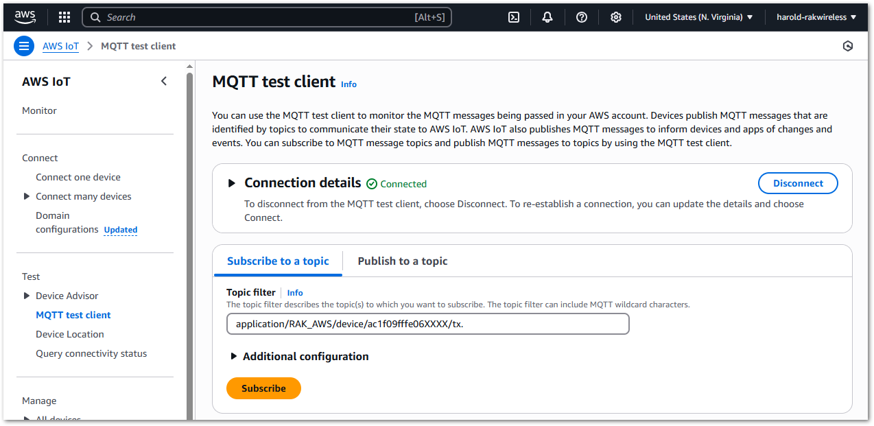 how to implement aws integration for wisgate edge v2 – RAKwireless Learn